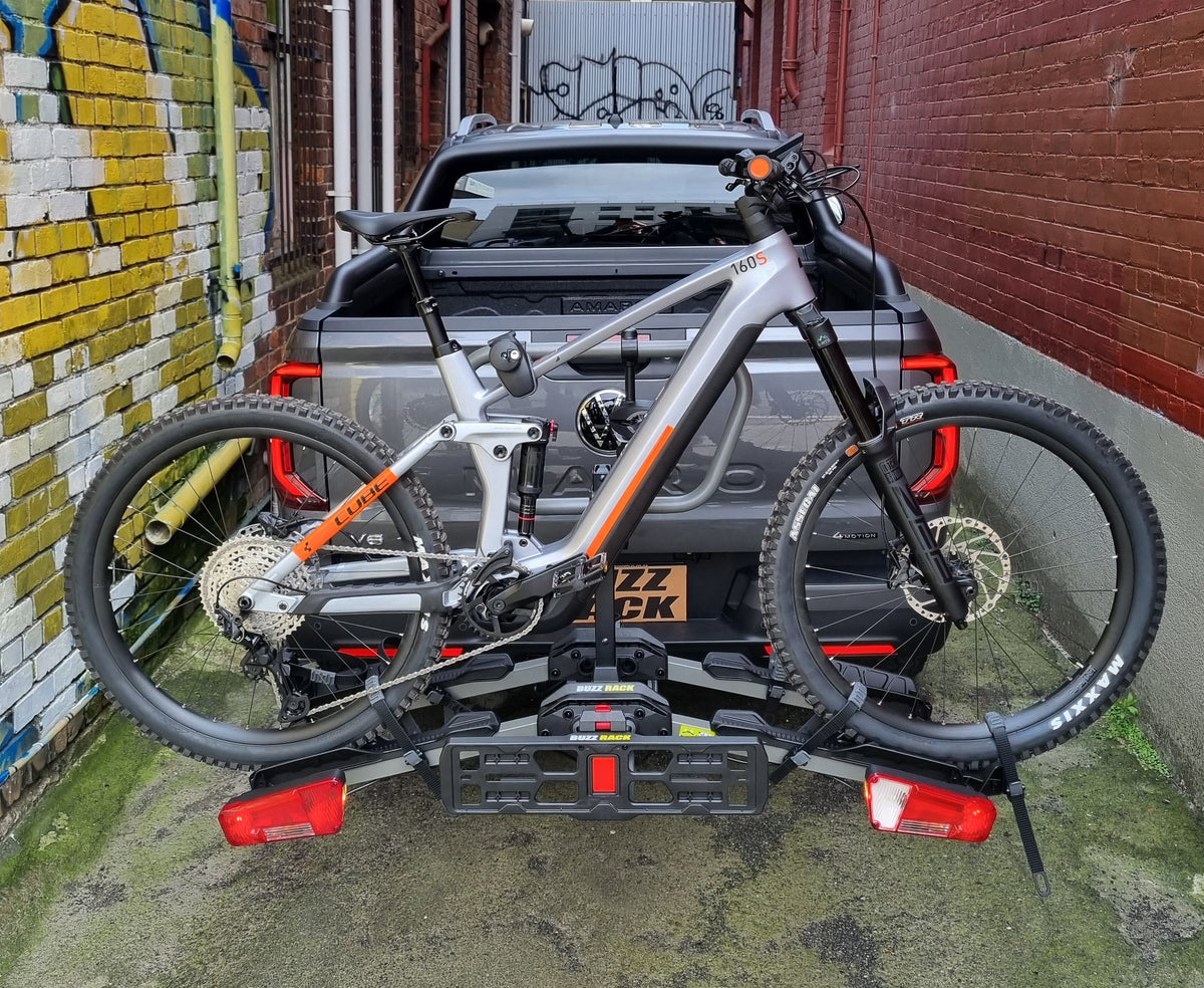 E-SCORPION Hitch 2 V2 E - Bike Rack Lights And Number Plate holder. NZ ...