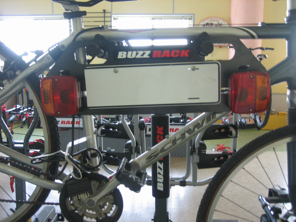 BuzzRack Buzz Light and Number Plate Board. NZ – racks.nz